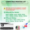 Free Shipping! Obuweu 910XL Ink Cartridges Compatible for HP OfficeJet ...