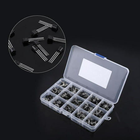 Garosa 600Pcs 15 Types Mixed Transistors TO-92 Assortment Transistor ...