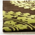 Soho Brown/Green Rug Rug Size: Round 6' - Walmart.com