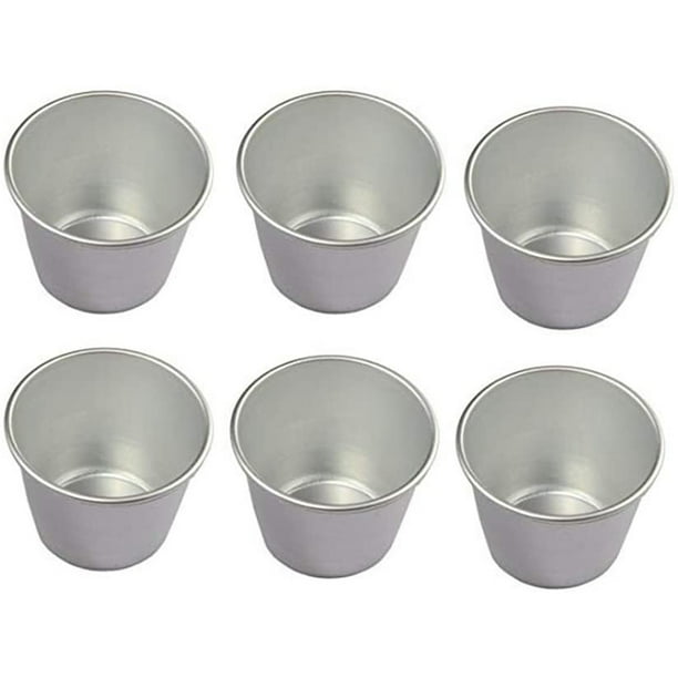 6 Pcs Nonstick Individual Tumblers Popovers Chocolate Molten Pudding ...