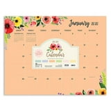 2020 Classic Floral Large Desk Pad Calendar 22x17 Monthly Blotter - for ...