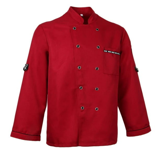 Chaqueta de cocinero de uniforme unisex para hombres y mujeres de ...