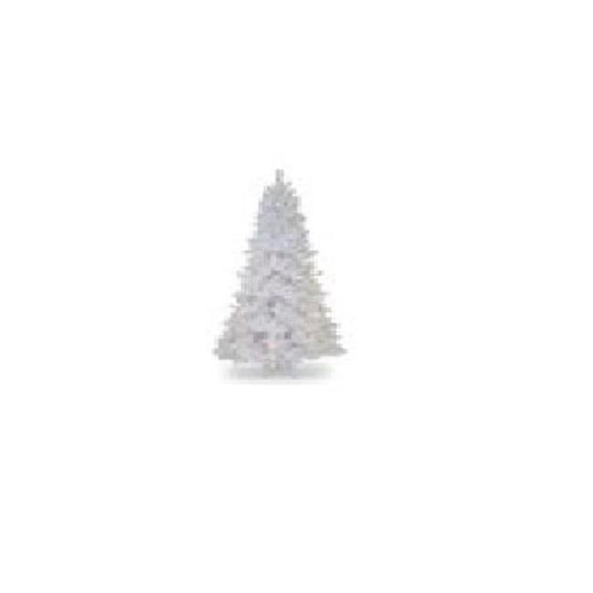 National Tree Company 7.5 ft. Madison White Fir Tree with Clear Lights ...