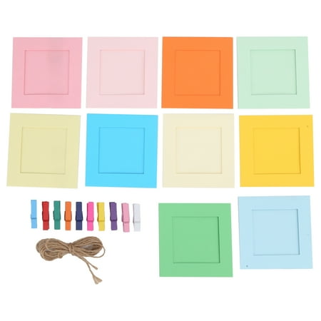 Photo Frame Holder, 2.4x2.4in Inner Frame Mixed Color Paper Picture ...