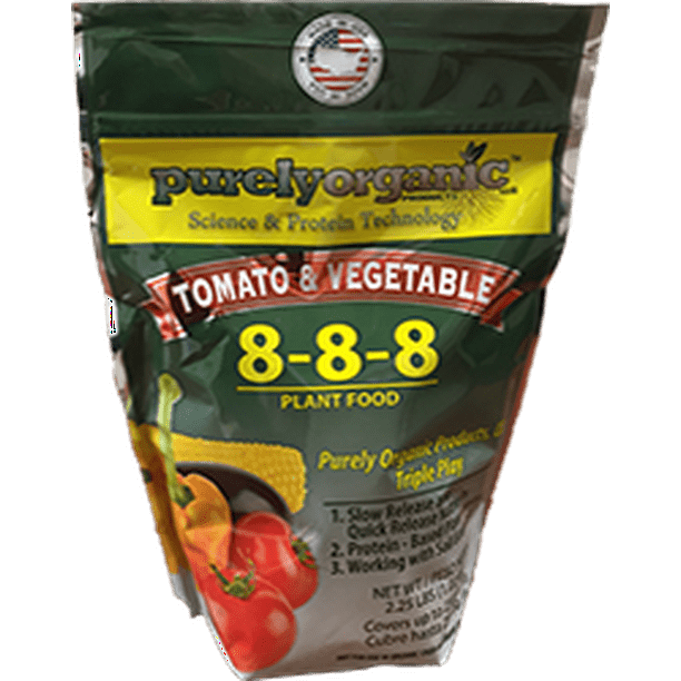 Purely Organic Products LLC Tomato and Vegetable 8-8-8, 2.25 lb ...
