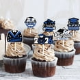 FENGGHAO Graduation Cupcake Toppers Glitter Class of 2026 Congrats Grad ...