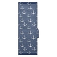 Anchor Pattern Door Curtain Sheer Privacy Light Filtering Window Panel ...