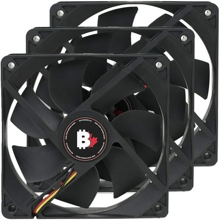 High Airflow PC Case Fan - 120mm 4-Pin 3000RPM Dual Ball Bearing ...