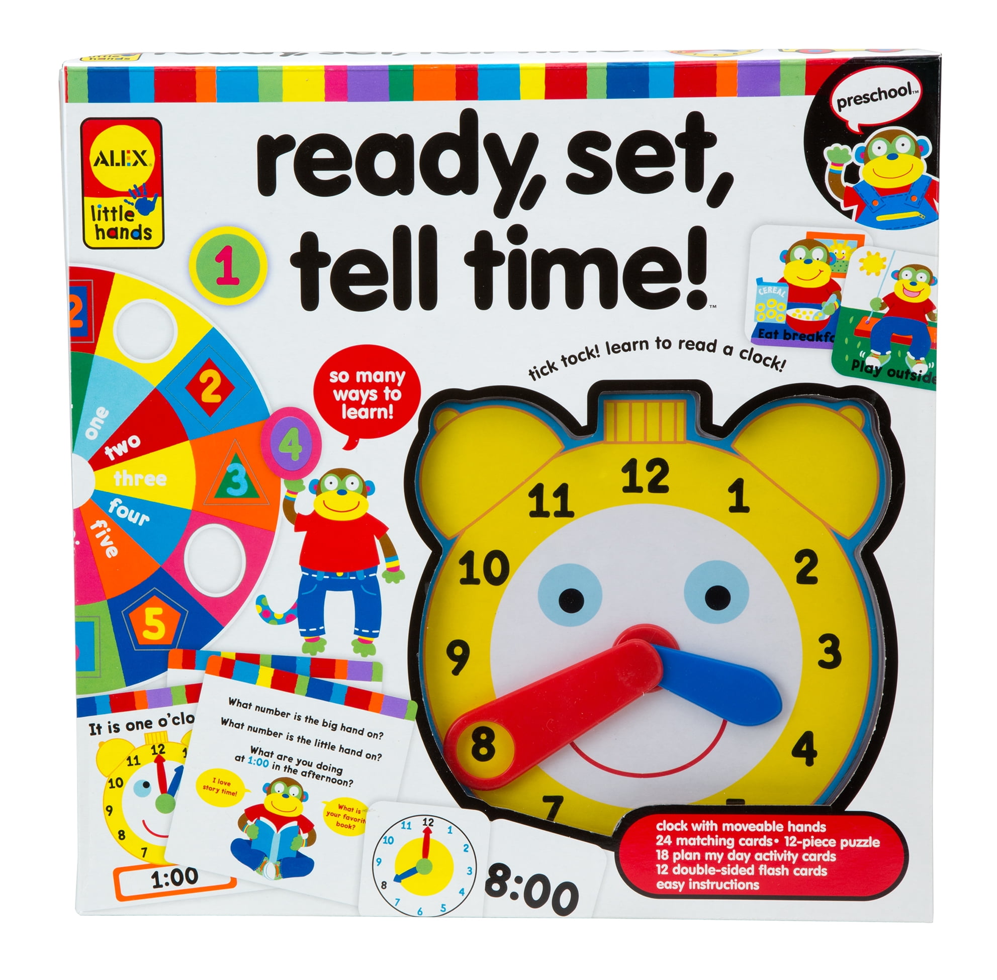 ALEX Toys Little Hands Ready, Set, Tell Time - Walmart.com