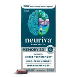 Neuriva Memory 3D Brain Health Supplement for Adults, Memory Support ...
