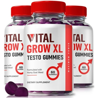 (3 Pack) Vital Grow XL Gummies Vital Grow XL Reviews, Overall Daily ...