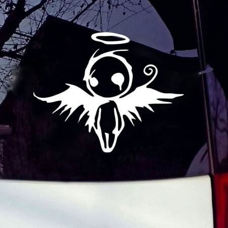 Gothic Fallen Angel Car Sticker 5 x 4 Vinyl Decal (White) | Walmart Canada
