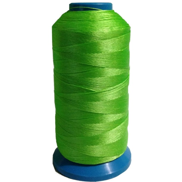 Lime green Bonded Nylon Sewing Thread T135 #138 1250 Yard for Outdoor ...
