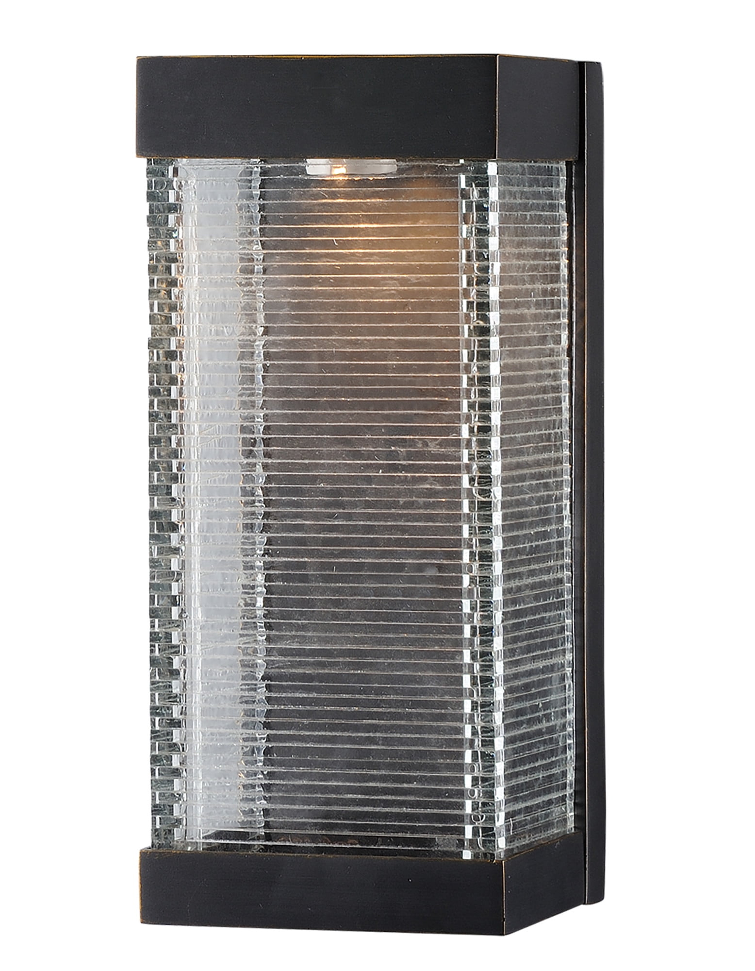55224 Stackhouse 13" Tall Integrated LED Outdoor Wall Sconce with Glass ...