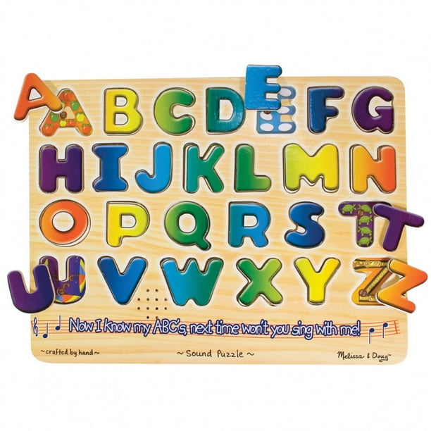 Melissa & Doug Alphabet Sound Puzzle - Walmart.com - Walmart.com