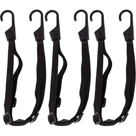 TILIYHELLO Rubber Tie Down Strap Motorcycle Luggage Rope Helmet Bungee ...