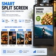 Pyimgus 43" Outdoor Digital Signage, Portable IP65 Waterproof Digital ...