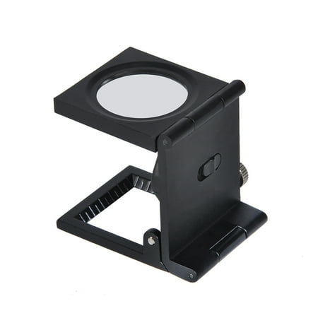 Peahefy Lighted Magnifier,1pc LED Fold Stand Fabric Cloth Square ...