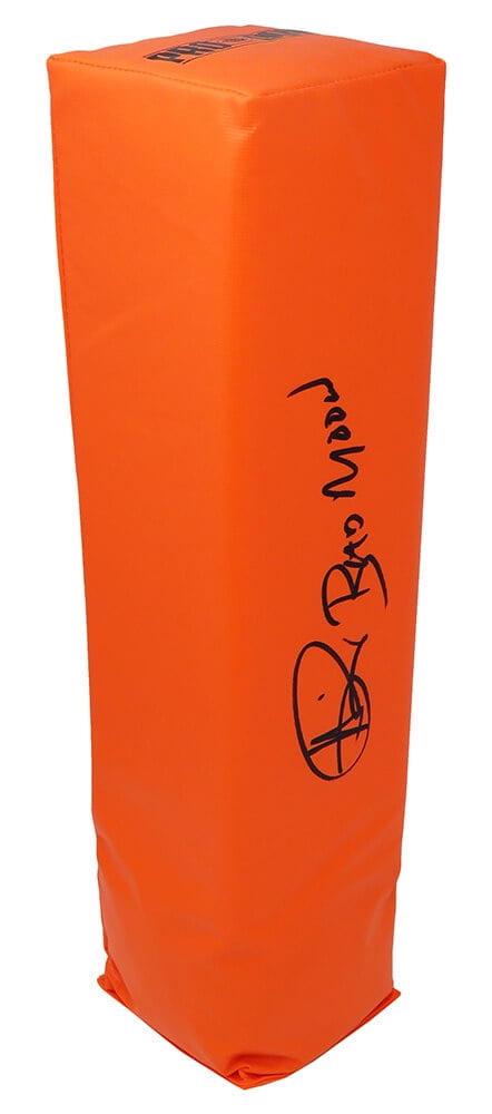 Andre Rison Signed Orange Endzone Football Pylon w/Bad Moon - Walmart.com