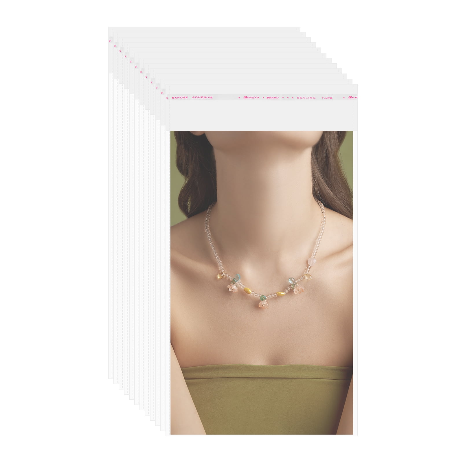 Click here for Unique Bargains Uxcell 100pcs Self Seal Clear Poly... prices