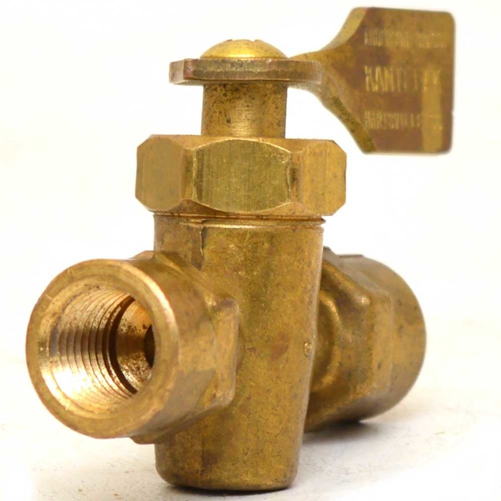 Standard 1/2 Inch Female Brass Boat Shut Off Fuel Line Valve Control ...