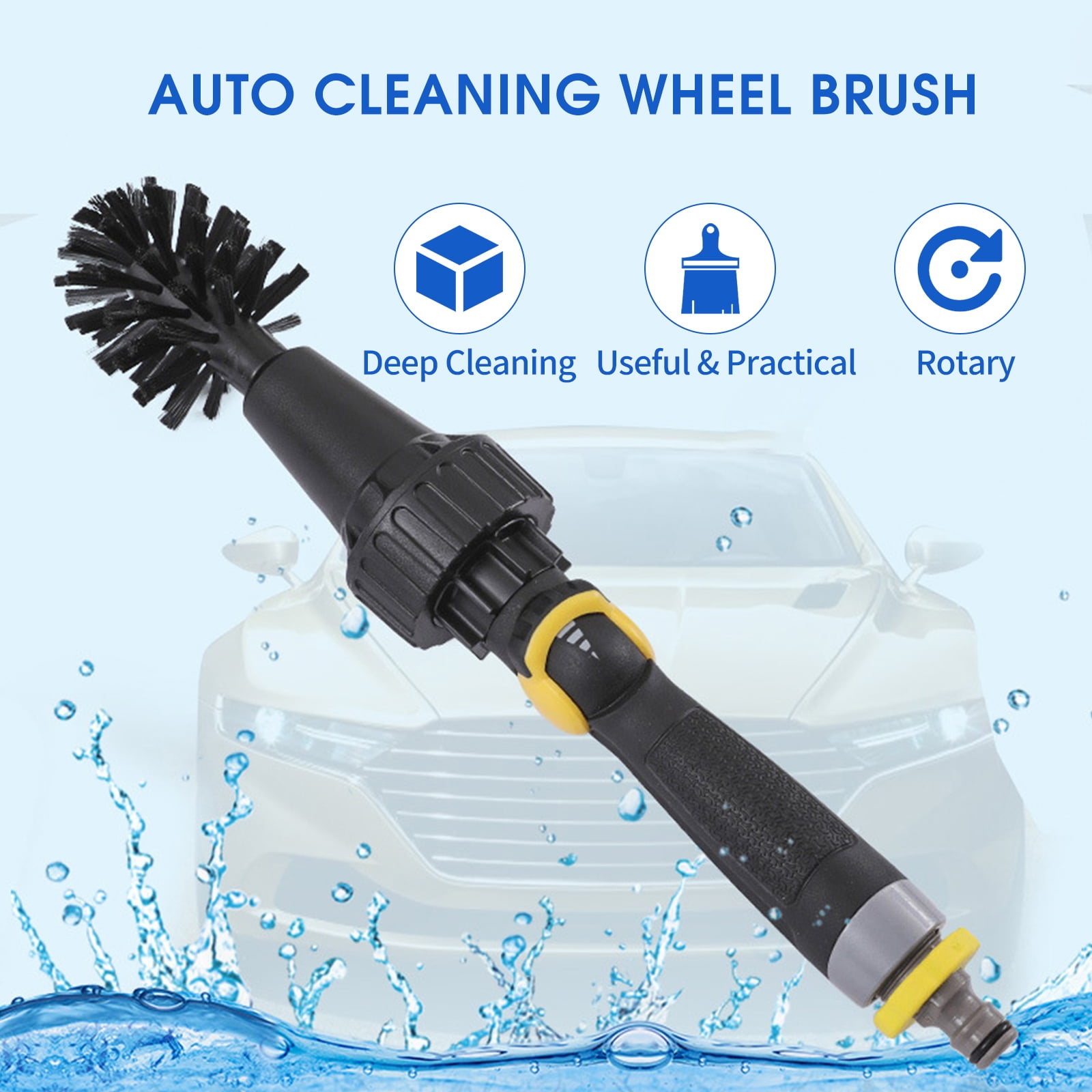 Auto Cleaning Wheel Brush Car Detailing Brushes Rotary Cleaning Brush ...