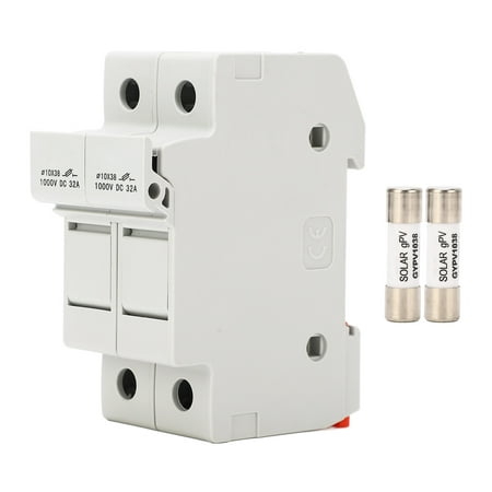 DC Fuse Holder Quick Breaking 2P 32A 10x38 Photovoltaic Fuse Holder ...