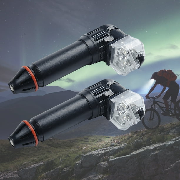 Clairlio LED Bicycle Handlebar Light 350mAh 28LM Bar End Plugs Lights ...