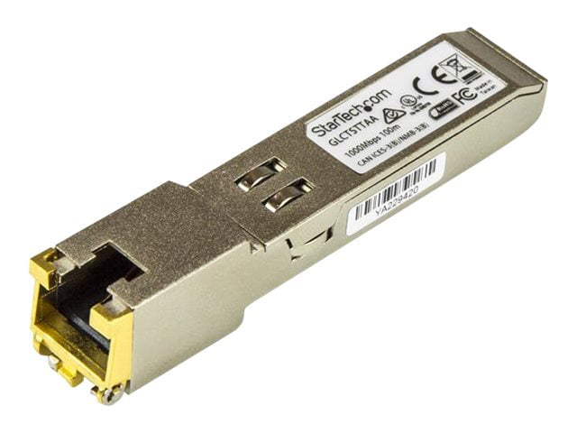 StarTech.com Cisco GLC-T Compatible SFP Module - 1000BASE-T - 1GE ...