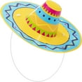 Multicolor Sombrero Paper Party Hats, 5", 4 Count, by Way To Celebrate ...