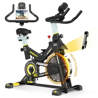 TECHMOO Folding Exercise Bike Portable Upright Adjustable Backrest ...