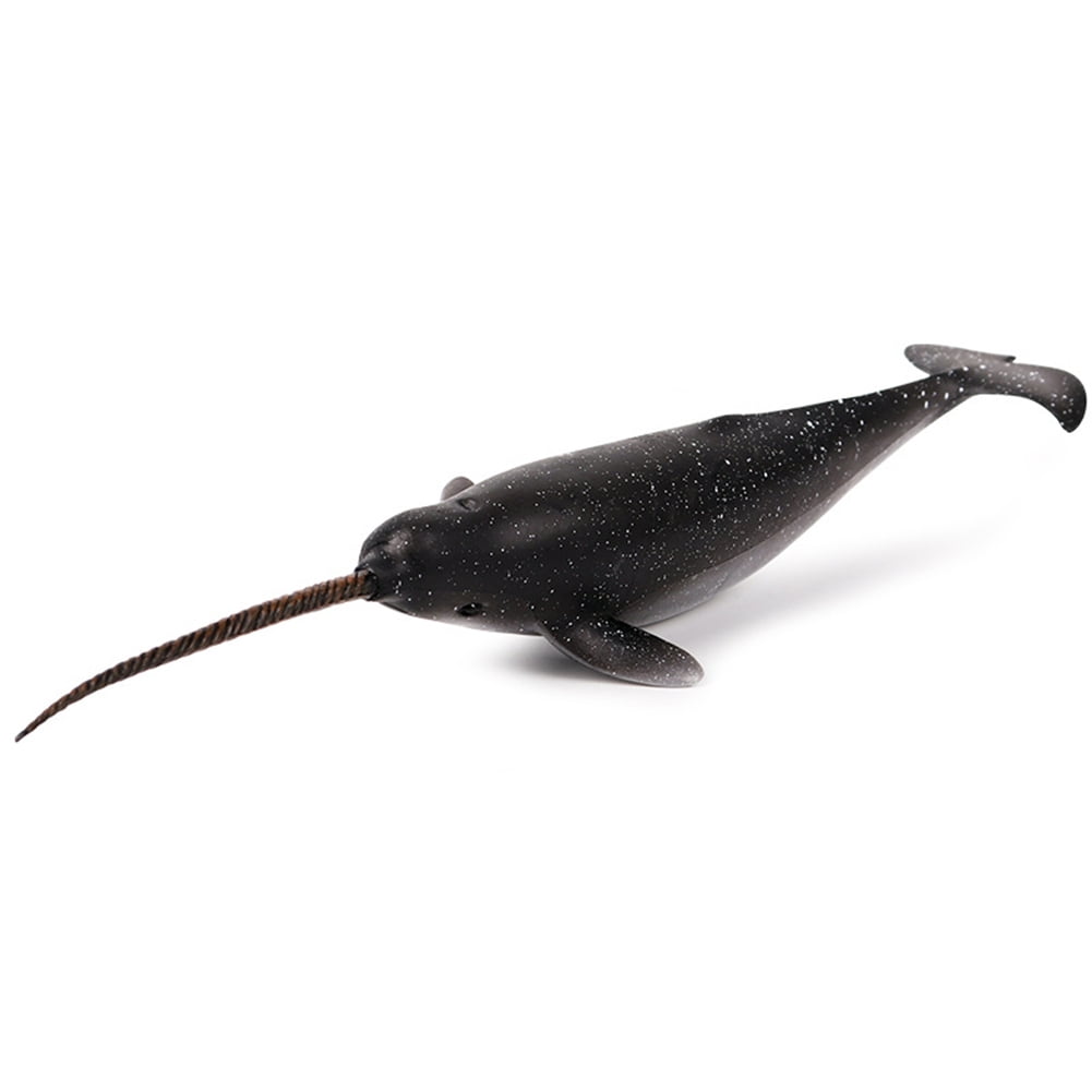 Buy Windfall Realistic Narwhal Whale Model Toys, Simulated Sea Life ...
