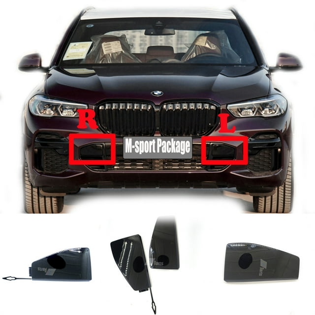 Trimla Front Tow Cover for 19-22 BMW X5 G05 M Aerodynamics Sport Fit 25dX 30d 30i 40iX 45e 50iX ...