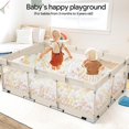 Baby Playpen, 71x47inch Large Playpen for Babies and Toddlers, Indoor ...