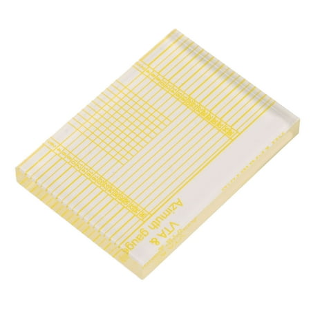 VTA, Transparent Acrylic Azimuth Ruler Weather Proof For Record Player ...