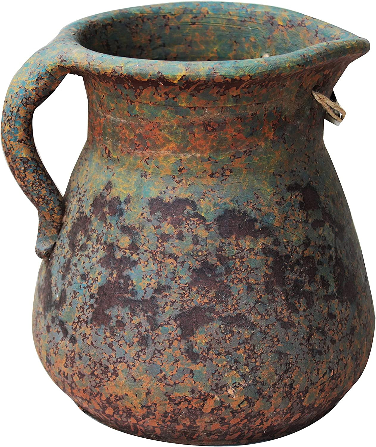 9.25"Tall Egyptian Era Designed Earthen Ware Terracotta Pitcher Shaped ...