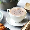 BESTYASH Acrylic Coffee Latte Stencil Mold Transparent Template for ...