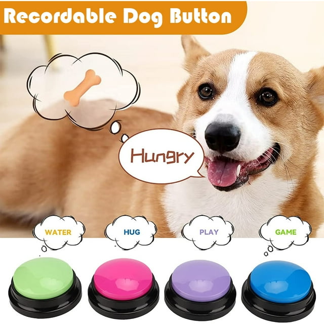 Voice Recording Button, Recordable Answer Buzzers, 30 Second Dog ...