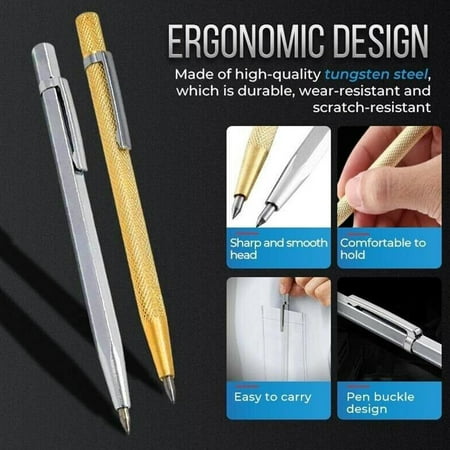 SICED 2pcs Diamond Ceramic Scribing Tool Metal Plate Glass Marker ...