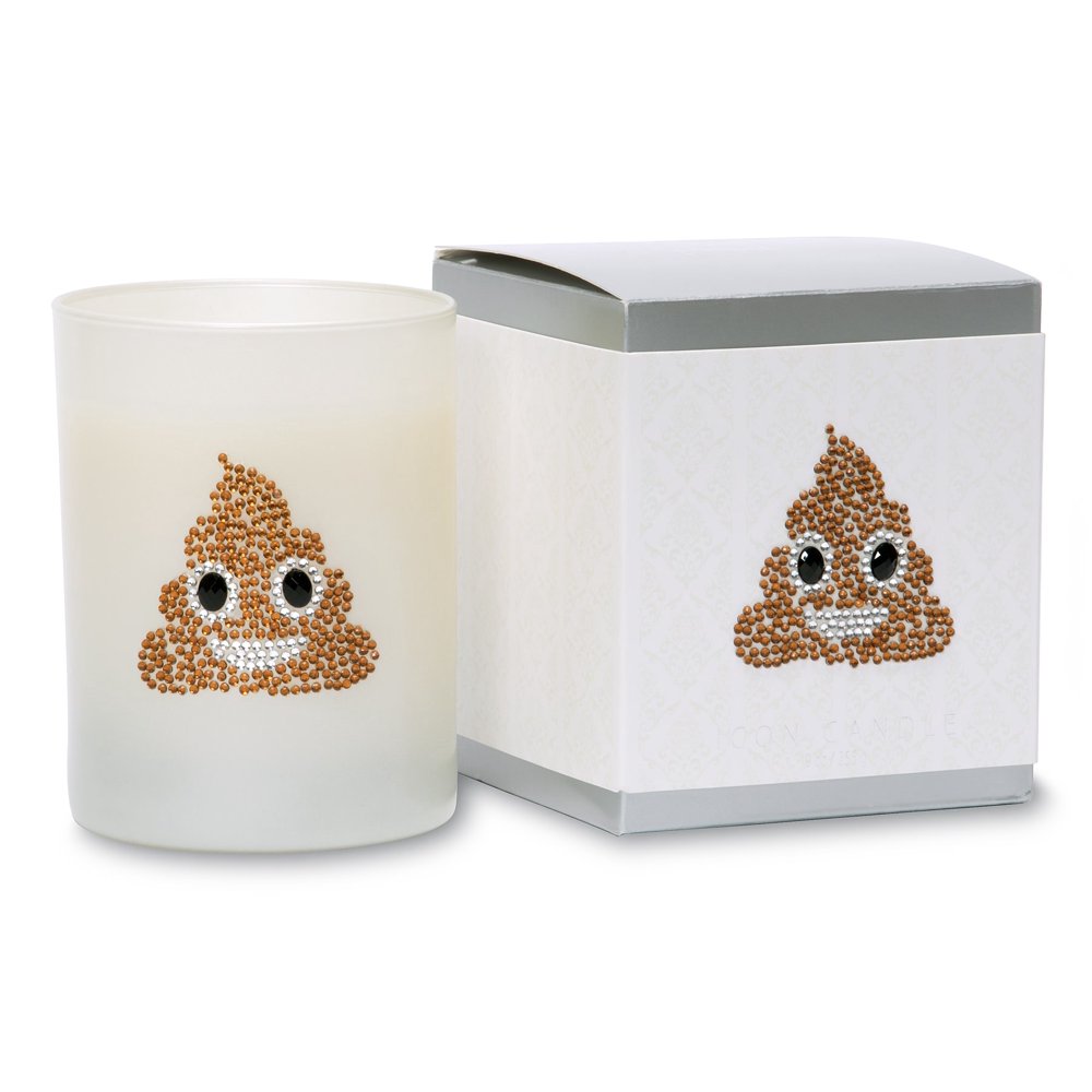 Pile of Poo 9.5 oz White Icon Candle - Walmart.com - Walmart.com