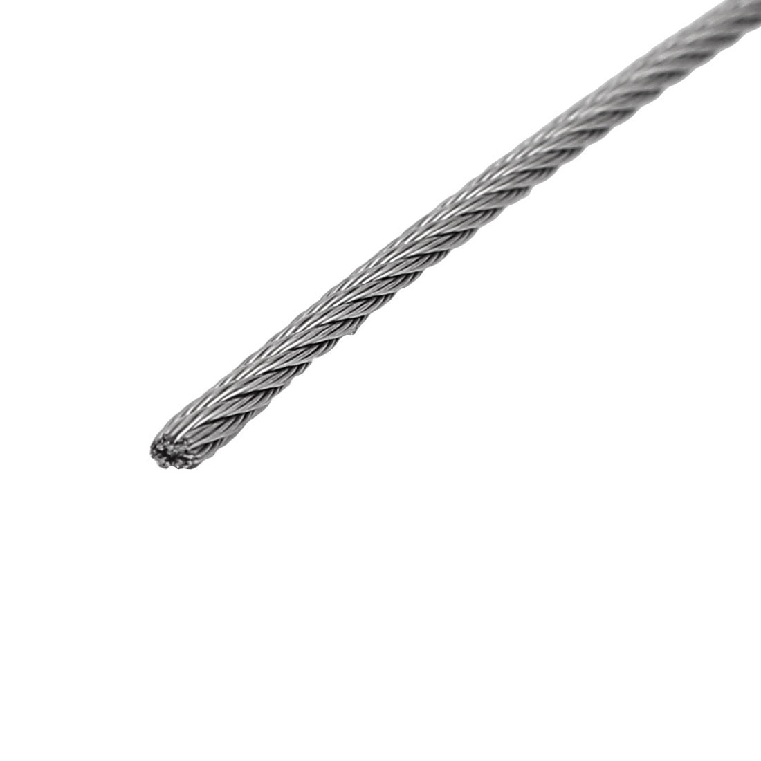 10M Length 1.5mm Dia 304 Stainless Steel Flexible Steel Wire Cable ...