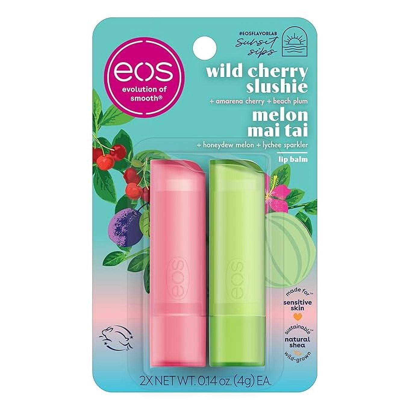 Click here for Eos Lip Balms 2 Ct. Wild Cherry & Melon Mai Tai  2... prices