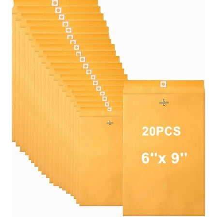 JAM Paper 6 x 9 Clasp Envelopes, Brown Kraft, 10 per Pack - Walmart.com
