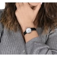 Women's Easy Reader T20441 Black Leather Quartz Fashion Watch - Walmart.com