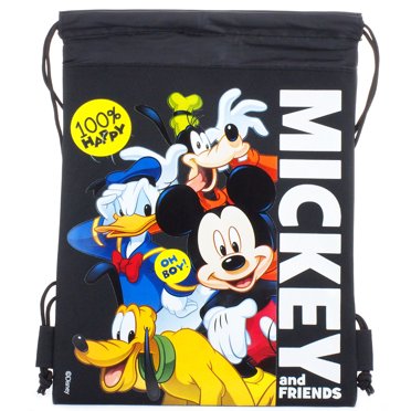 MICKEY MOUSE BACKPACK DRAWSTRING BACKPACK SLING TOTE BAG NWT DISNEY ...