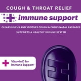 HALLS Cough and Throat Relief + Immune Support, Elderberry Cough Drops ...