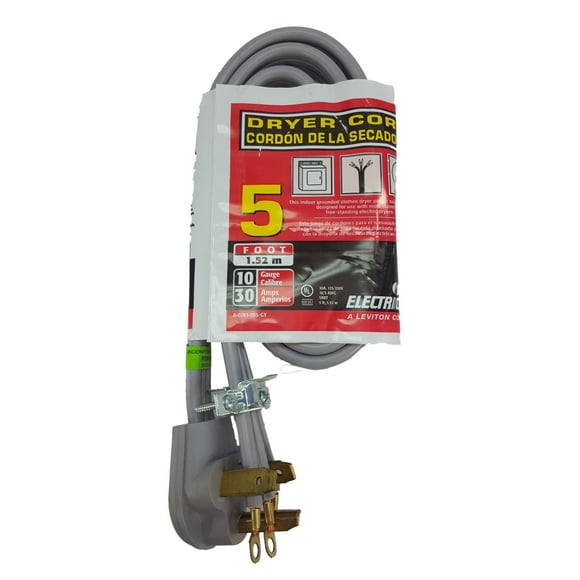 Dryer Cord 3 Prong 10 Ft