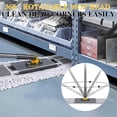 36" Commercial Mop, Heavy Duty Industrial Floor Mop with 3 Microfiber ...