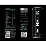 Echelon Energy Drink, 12-Pack Watermelon Thai Chili, Pre-Workout, 300mg Caffeine, L-Theanine ...