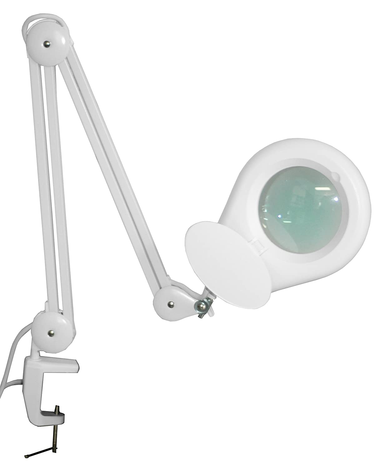 TekLine LED Clamp Magnifier Lamp 7" 5D White - Walmart.com